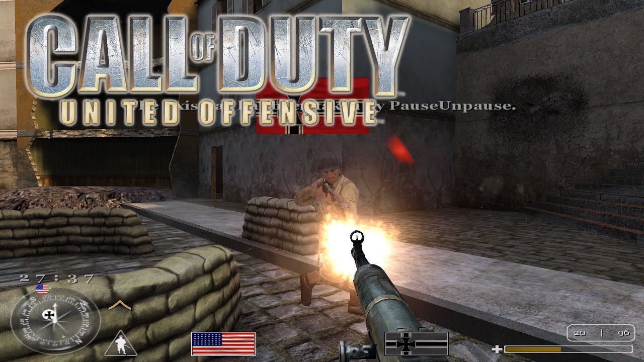 Call Of Duty: United Offensive - Tank Fight! - Capture The Flag - YouTube