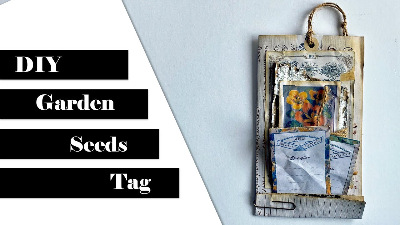 DIY Garden Seeds Tag by Kate Stevens! - YouTube