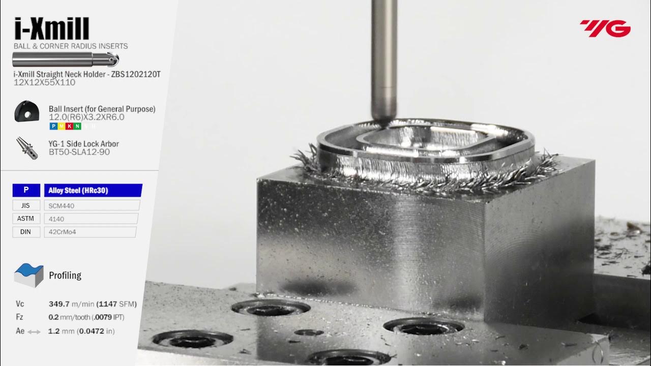 와이지-원(YG-1)｜[밀링]i-Xmill S 인서트&홀더_다양한 피삭재 가공을 위한 밀링 인서트 - YouTube
