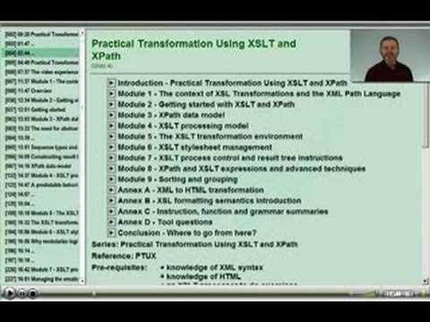 Introduction/Overview - 1 of 3 - Practical Transformation Using XSLT and XPath Video - YouTube