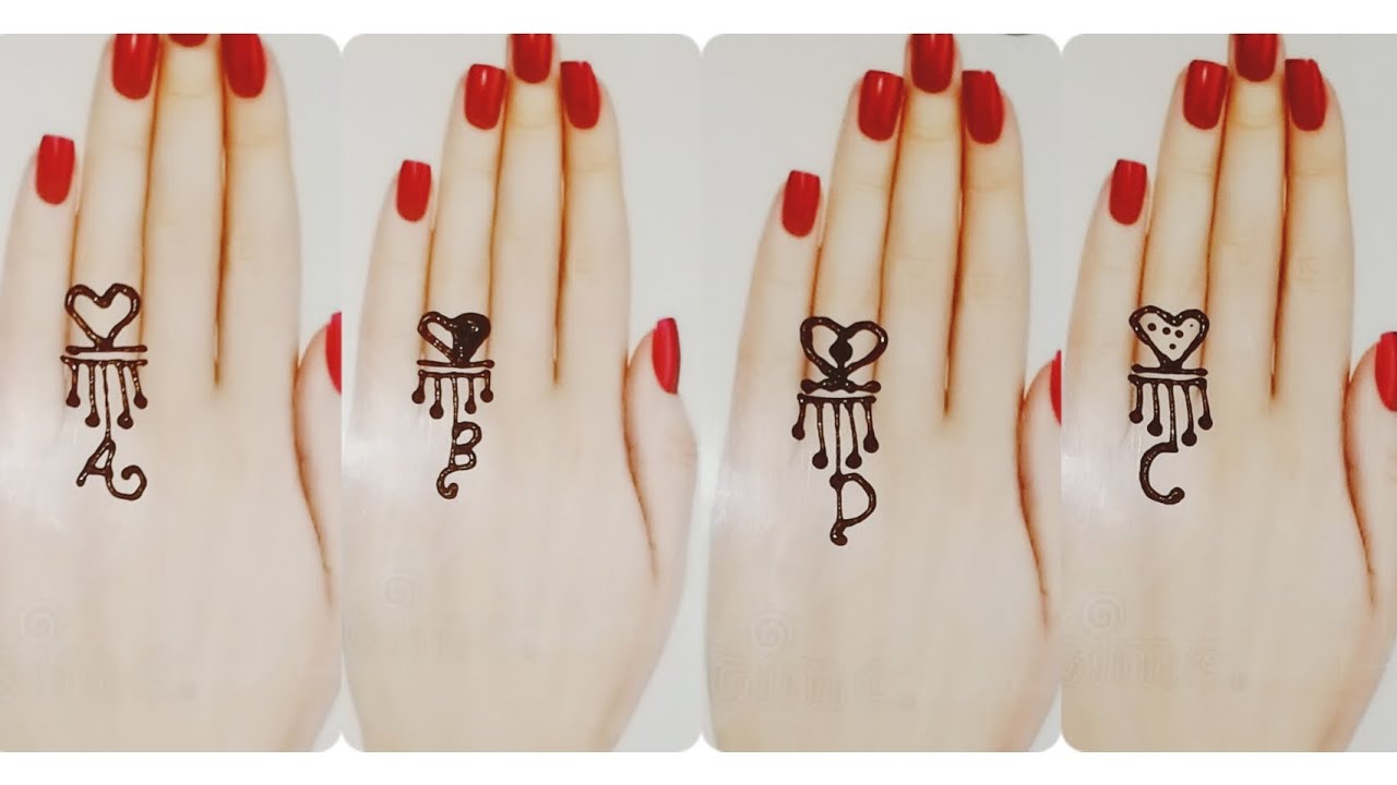 simple nd easy finger mehndi designs ll try these simple mehndi designs ...