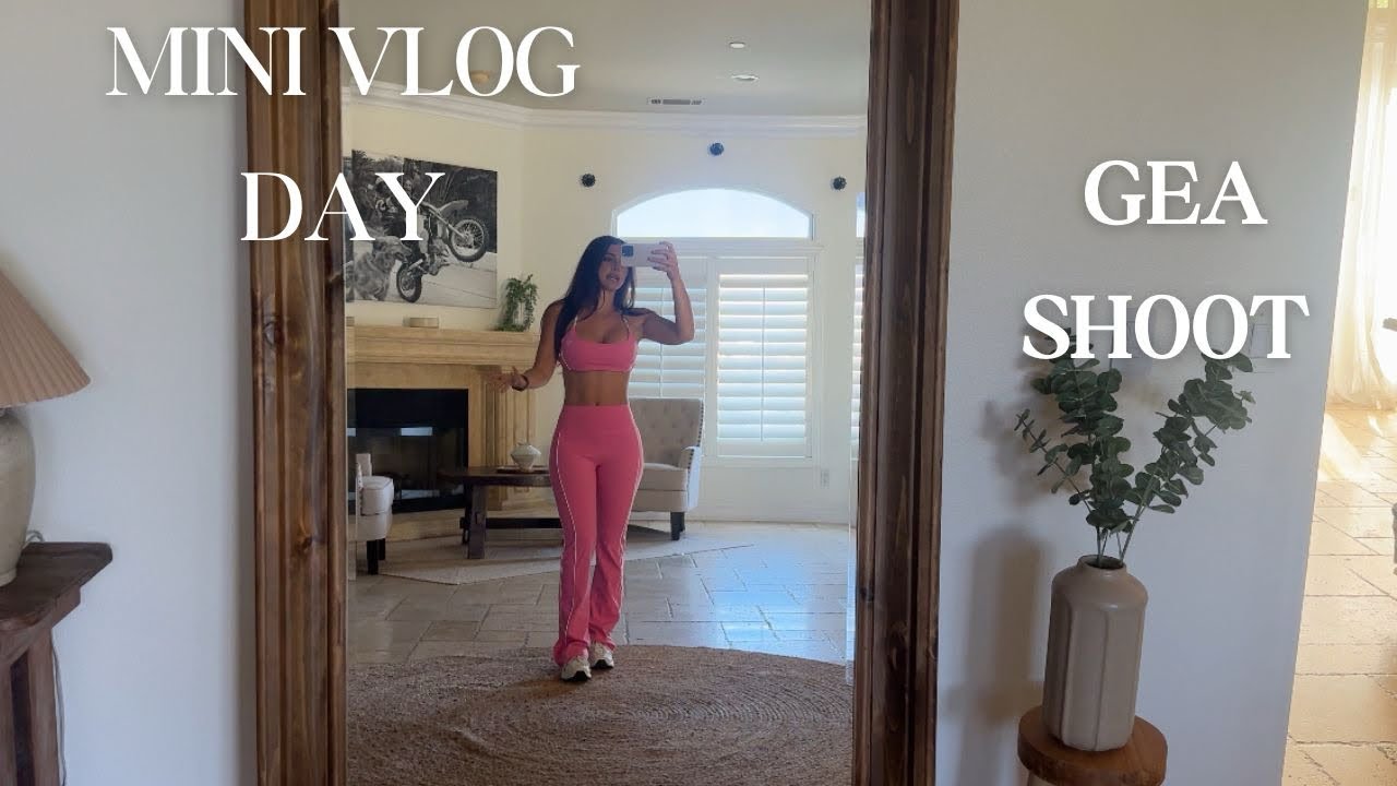 MINI VLOG | MODELS X SHOOTING FOR GEA | GABRIELLA ELLYSE - YouTube