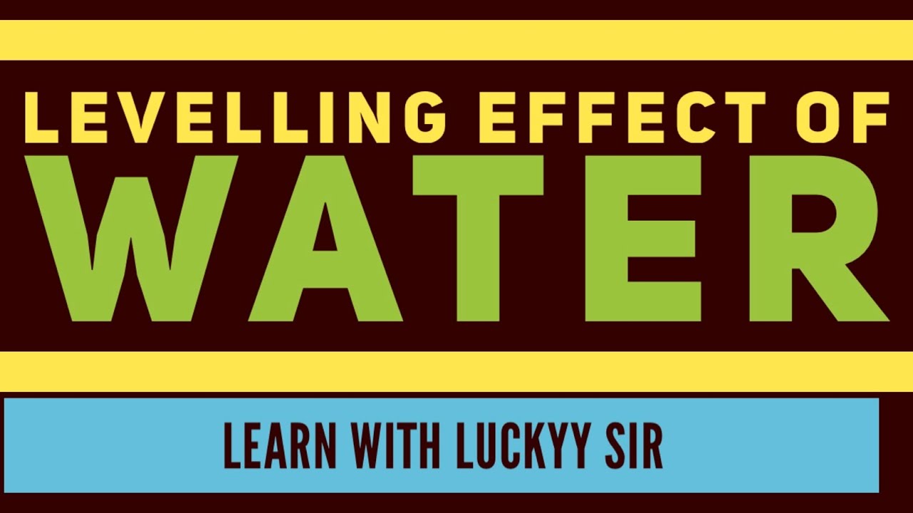 levelling effect of water. order of strength of acids - YouTube