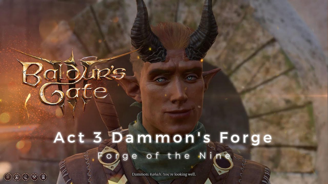 Baldur's Gate 3 Act 3 Dammon's Forge - Forge of the Nine - Awesome end ...