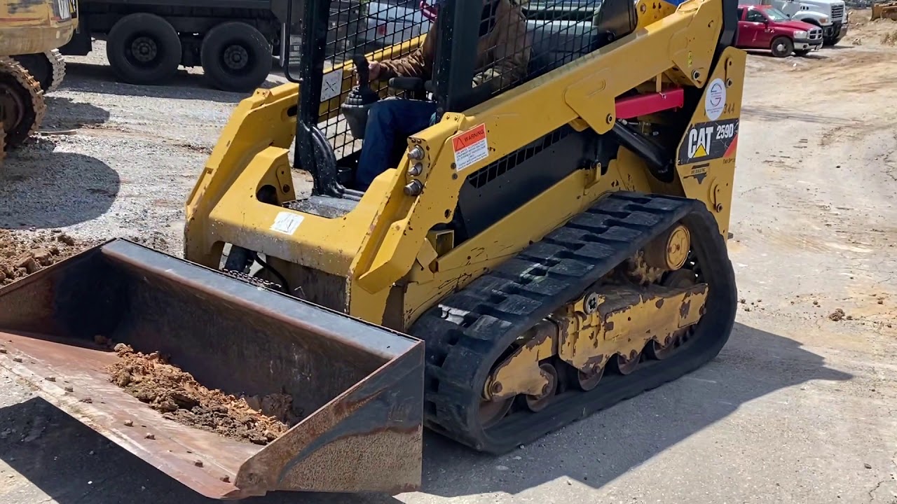 2016 Cat 259D Compact Track Loader For Sale in NC - YouTube