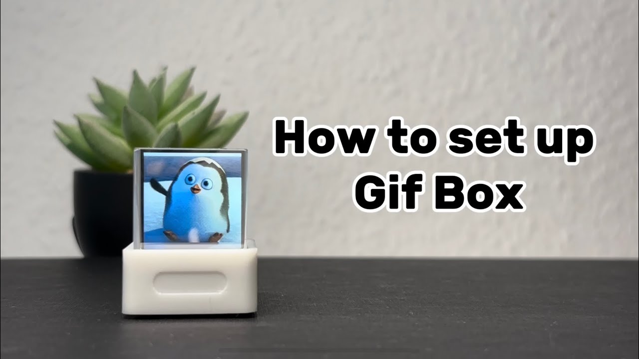 How to Set Up Gif Box - YouTube