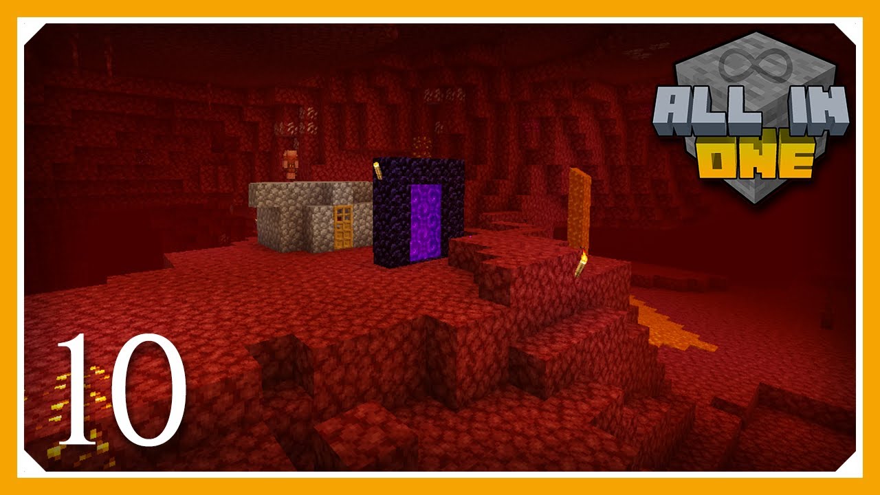 All In One Modpack | The Nether! | E10 | 1.16.5 Skyblock Modpack - YouTube