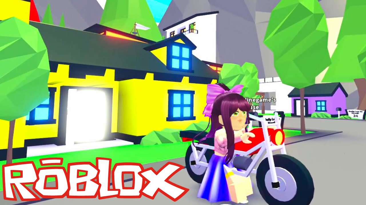ADOPT ME Town being Empty !! Go for a Ride New Motorcycle - Roblox ...