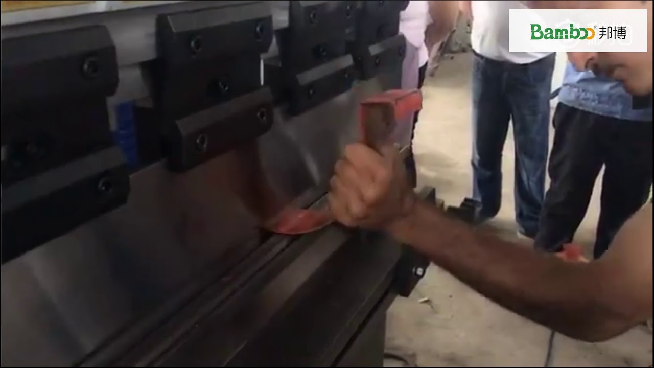 an interesting part Video of bending parts press brake - YouTube