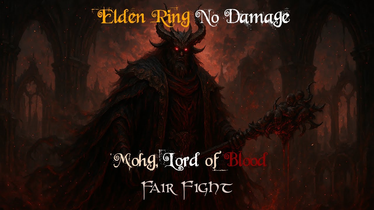Elden Ring No Damage | Mohg, Lord of Blood No Damage (except Bloodboon ...