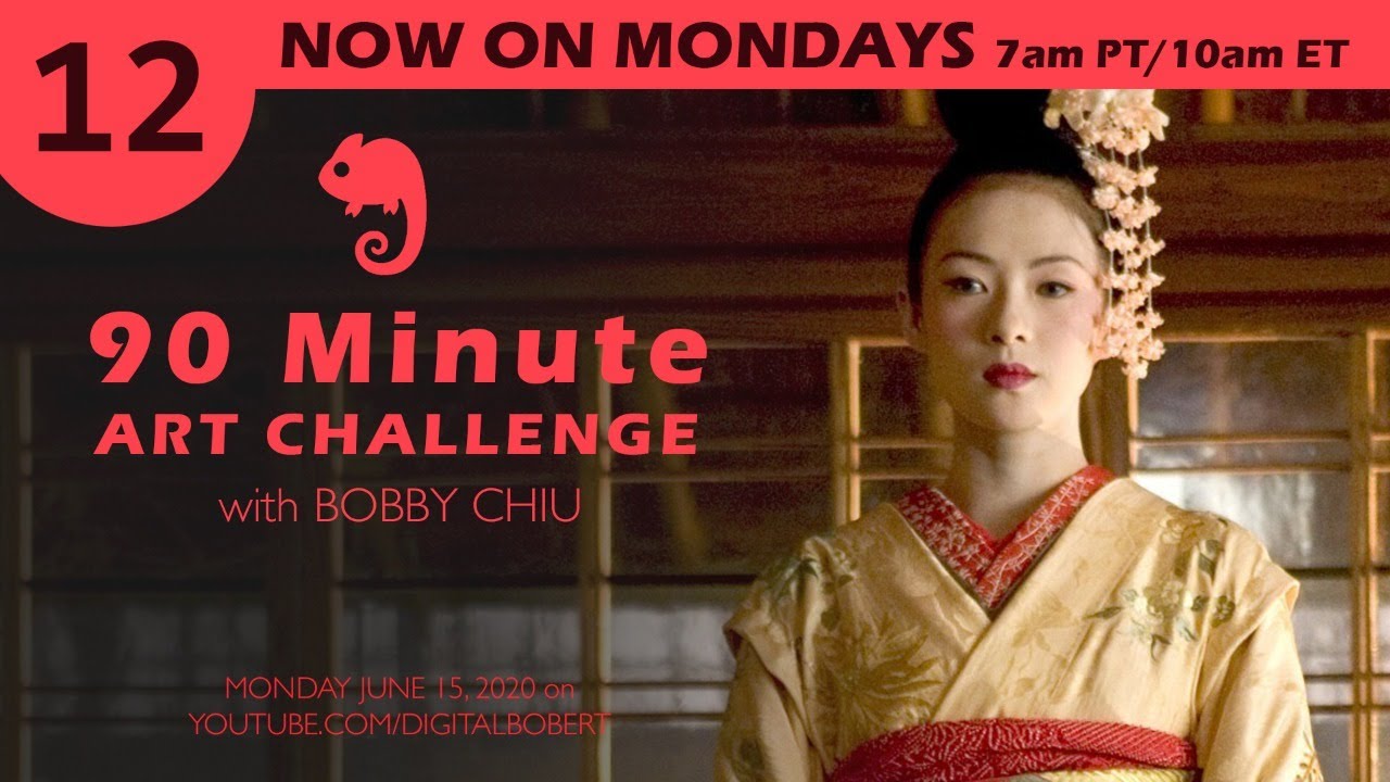90 Minute Art Challenge #12 - YouTube