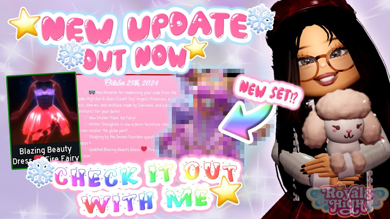 NEW UPDATE OUT NOW ANGELIC PROMISES SET AND MORE | Royale High - YouTube
