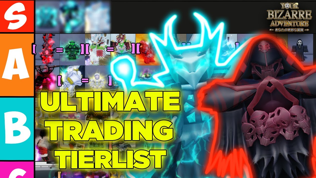 The ULTIMATE YOUR BIZARRE ADVENTURE TRADING TIERLIST (YBA Roblox ...