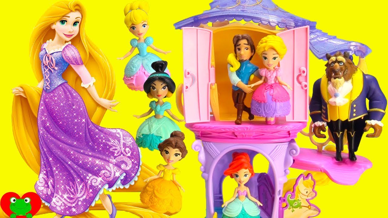 Find My Princess Game with Rapunzel, Flynn, Cinderella, Belle, Ariel ...