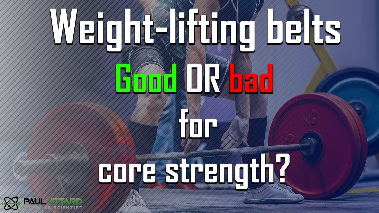 Weight lifting belts on core strength - What does science say? - YouTube