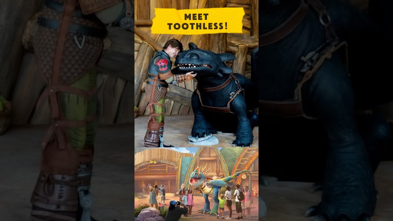 Toothless Meet REVEALED for Epic Universe! - YouTube