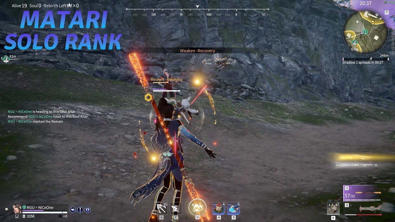 Matari Solo Rank Naraka Gameplays Ep.321 - YouTube