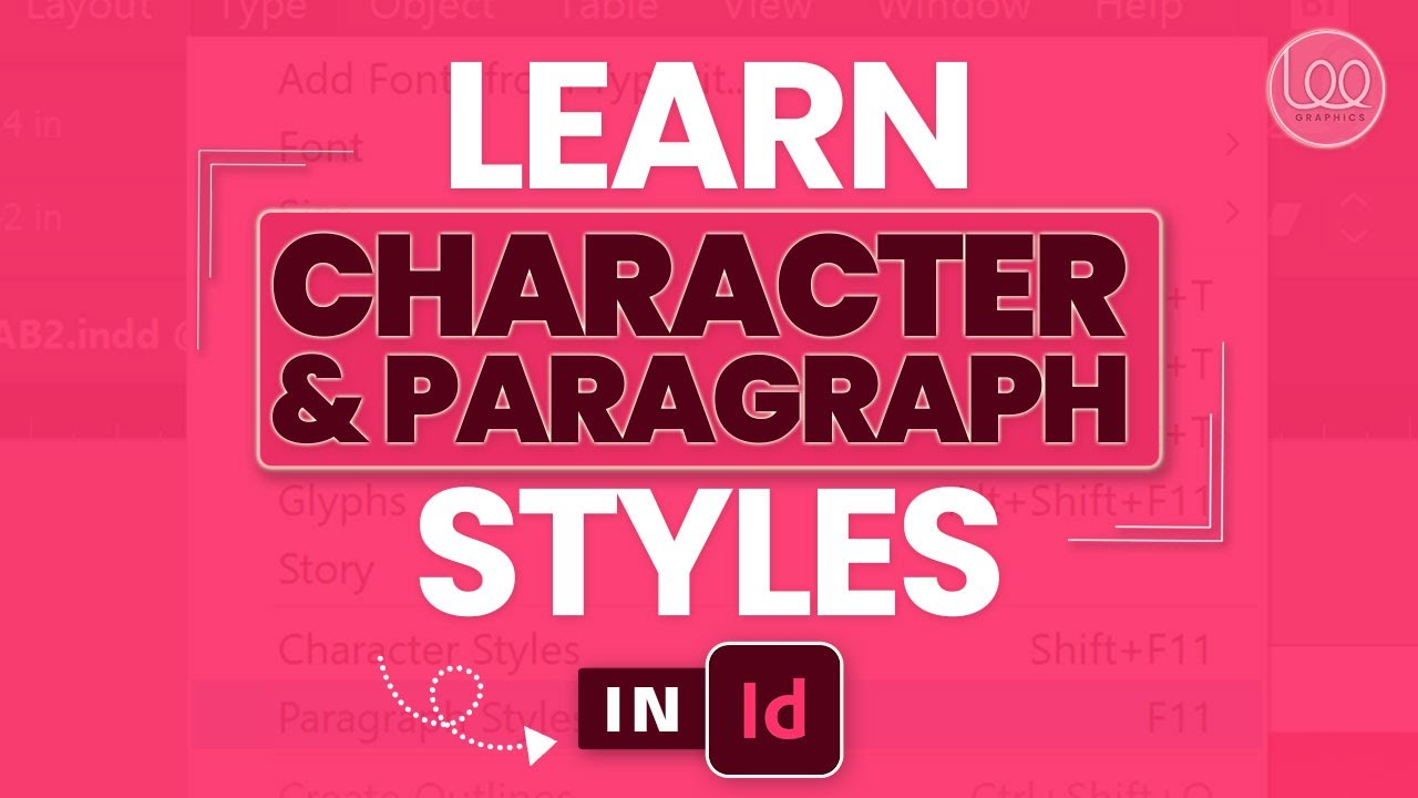 InDesign Paragraph & Character Styles! - Lee Graphics - YouTube