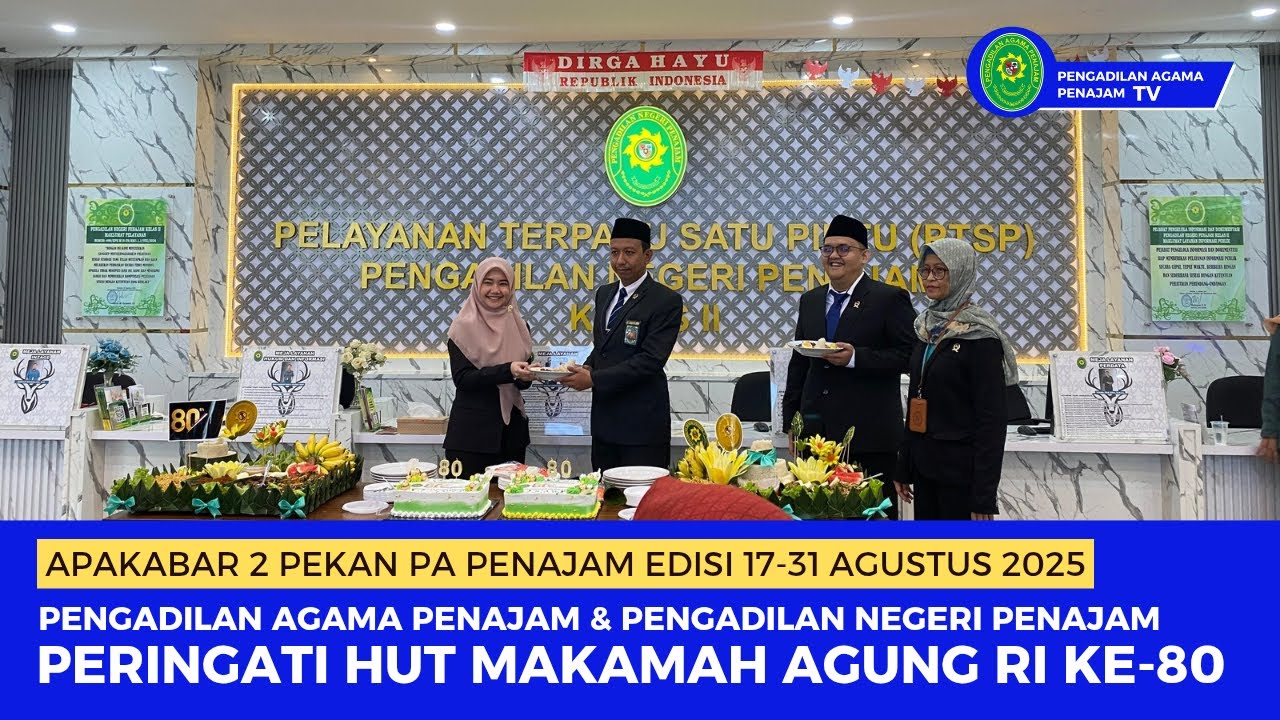 PA Penajam & PN Penajam Bersama-sama Memperingati HUT Makamah Agung RI ...