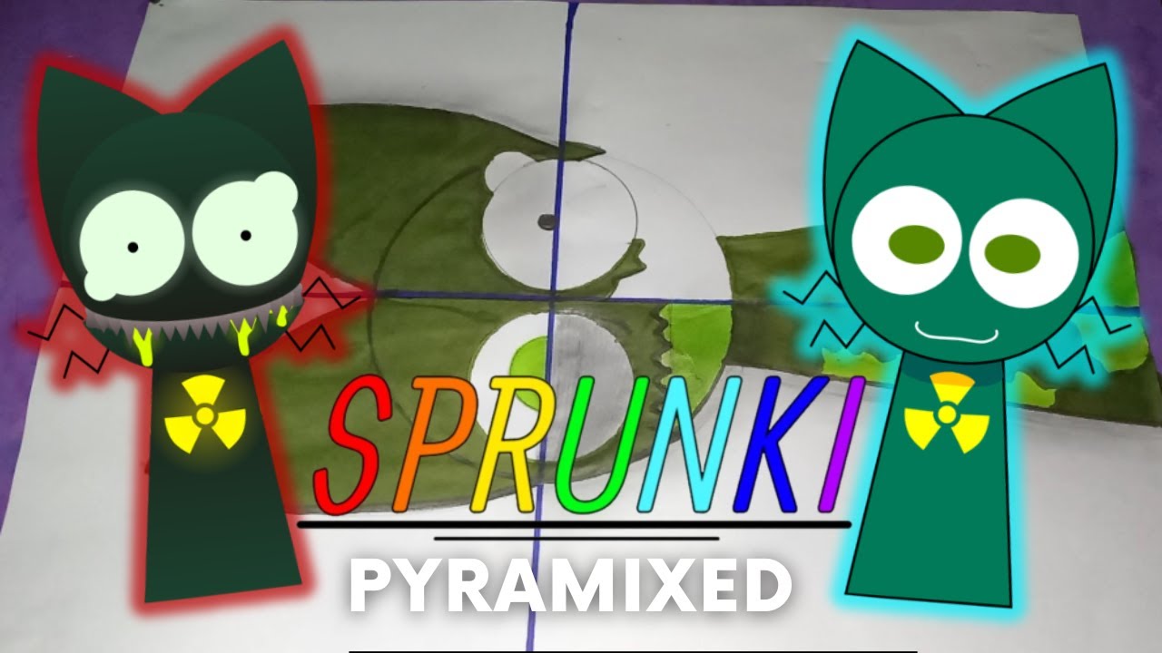 Sprunki Pyramixed Tox – 4-Phase Timelapse Art - YouTube