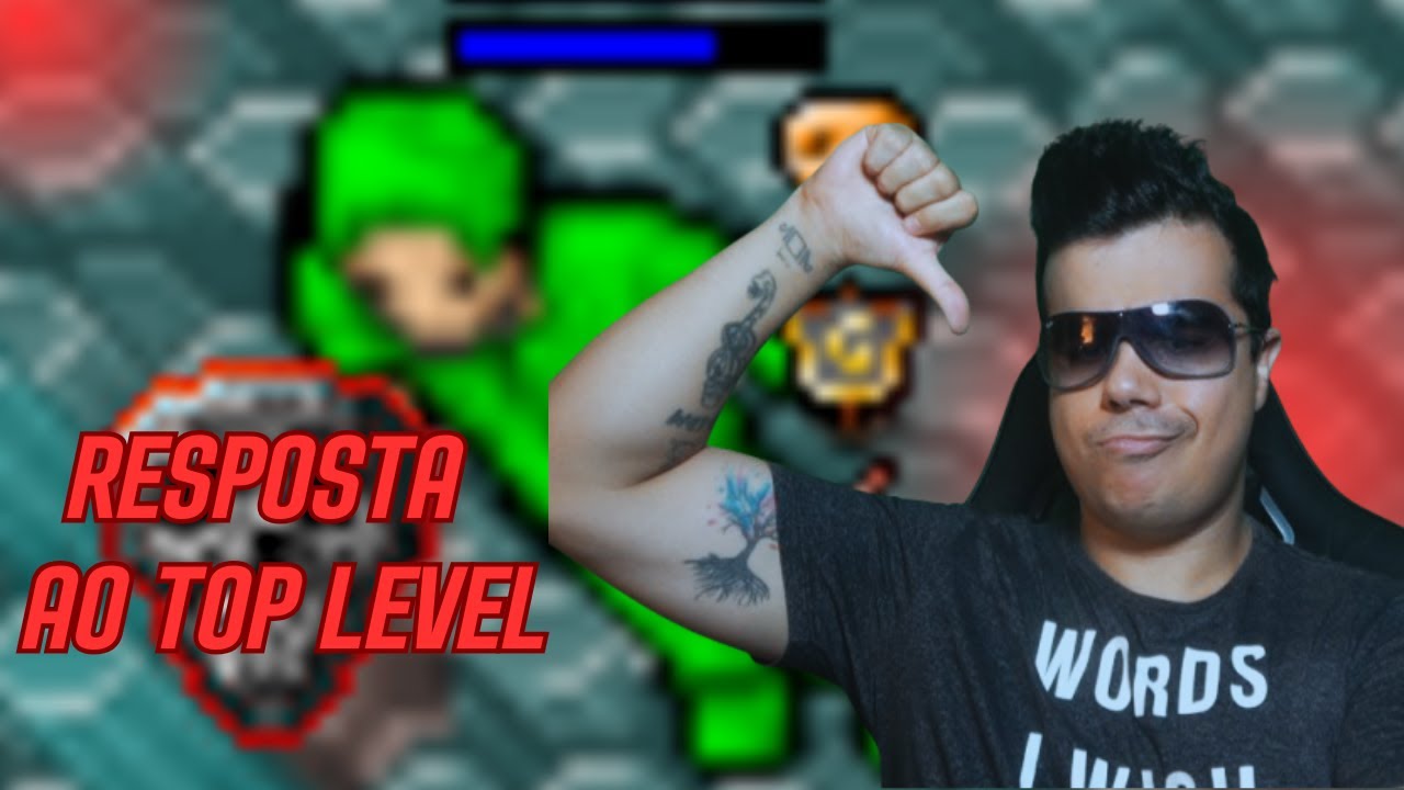 Resposta ao TOP LEVEL do TIBIA no vídeo do TIBIA EMPREGO l Tibia Papo - YouTube
