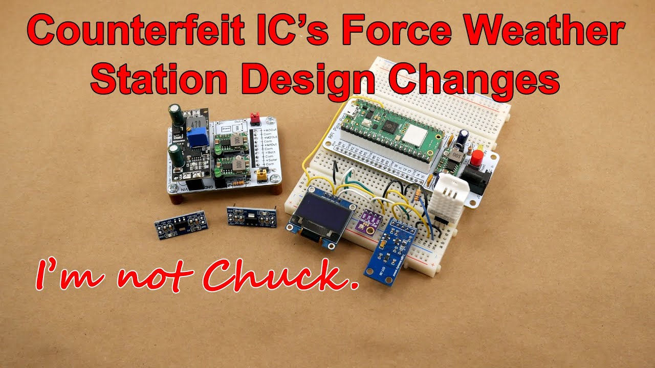 Counterfeit IC's Cause Weather Station Redesign - YouTube