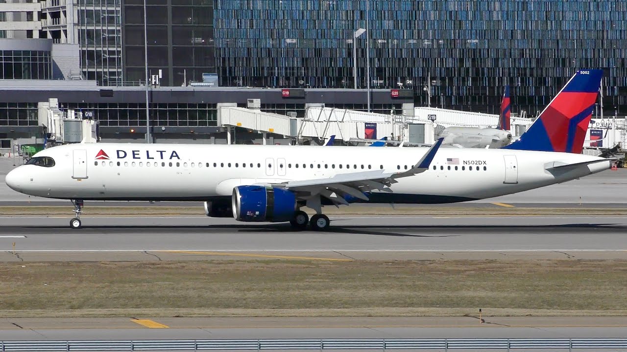 Delivery Flight! First-Ever Delta A321 NEO at MSP - YouTube