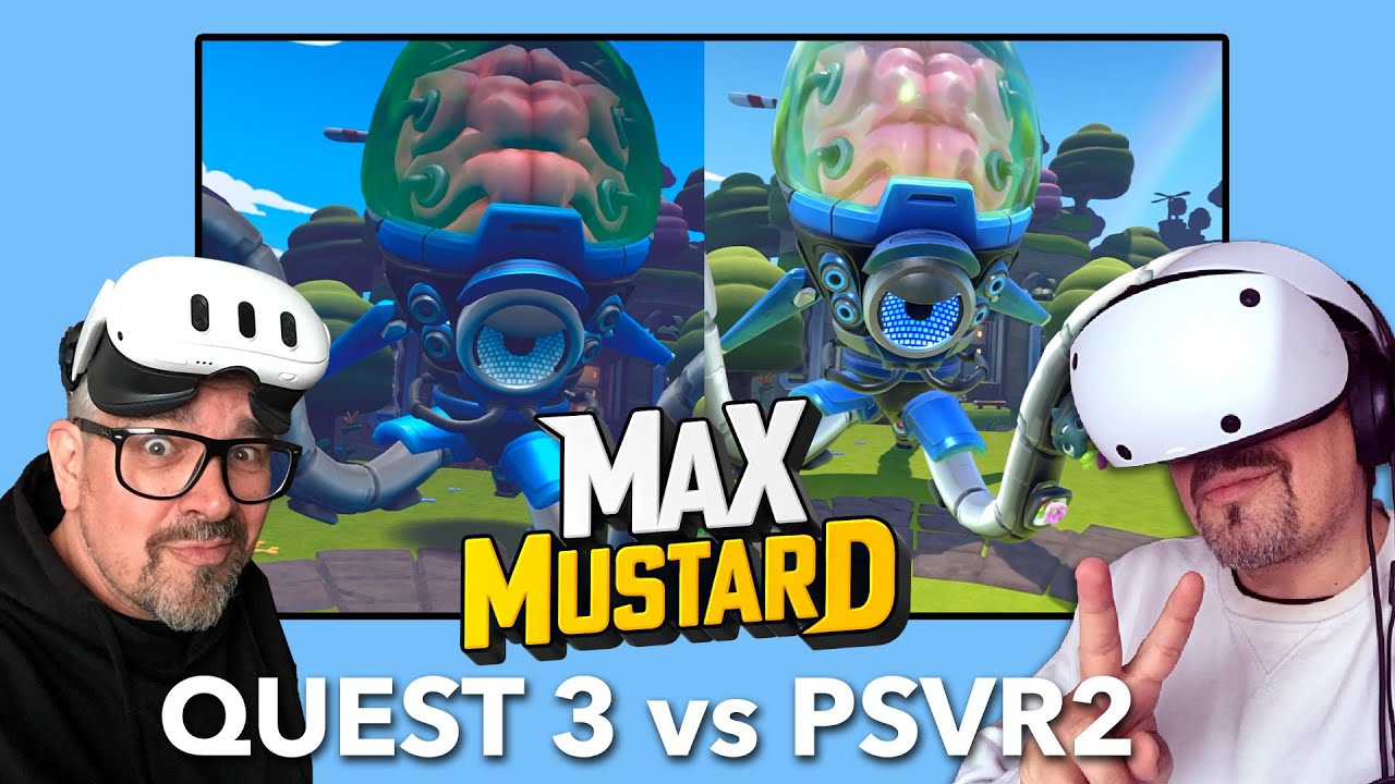 Max Mustard | Graphics Comparison | Quest 3 vs PSVR 2 - YouTube