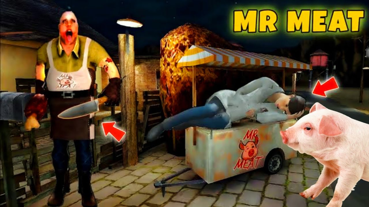 MR MEAT | 🐖 PIG 🐷 | I FINALLY ESCAPE FORM MR MEAT 🍖 HOUSE GHOST MOD ...