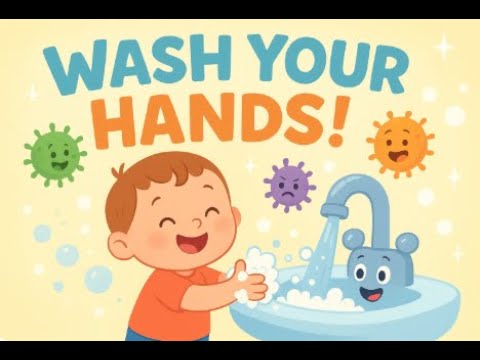 Wash, Wash, Wash! Nursery Rhyme Song For Kids - YouTube