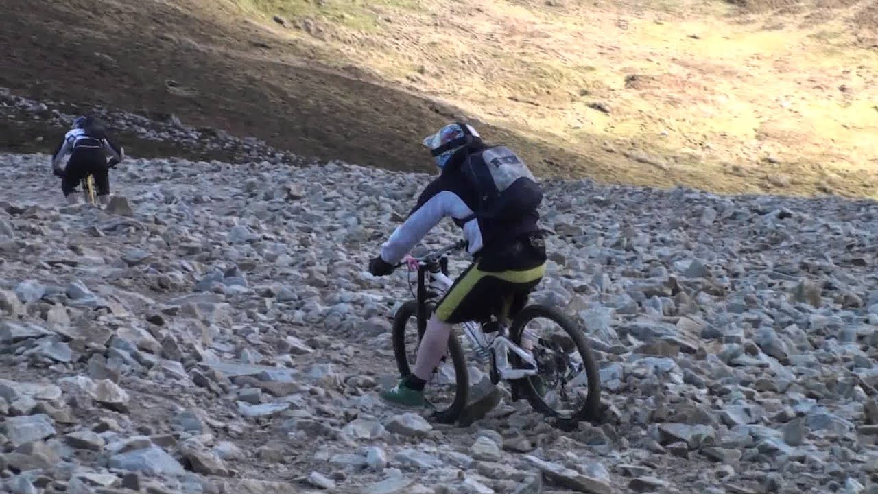 Downhill mountainbiking Croagh Patrick 2012 - YouTube
