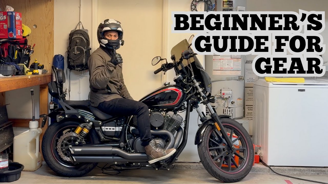 A Beginner's Motorcycle Gear Buying Guide: Casual Edition - YouTube