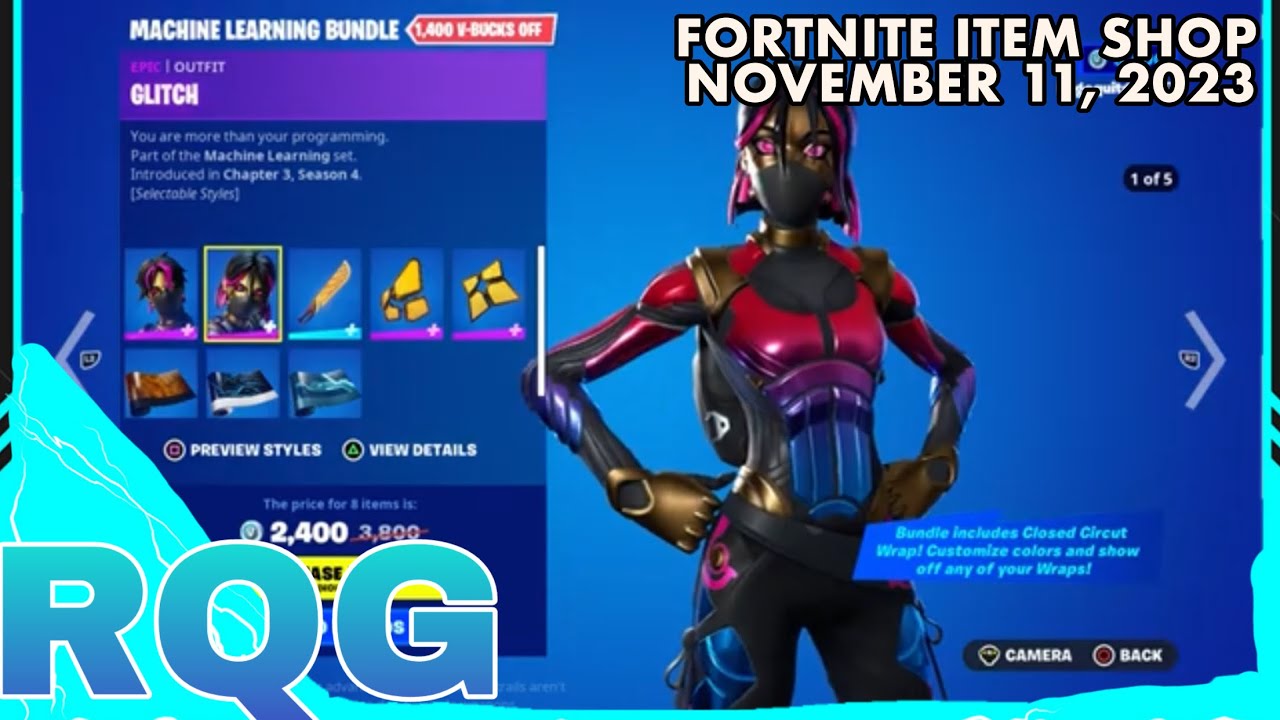 MACHINE LEARNING SET IS BACK! FORTNITE ITEM SHOP (November 11, 2023 ...
