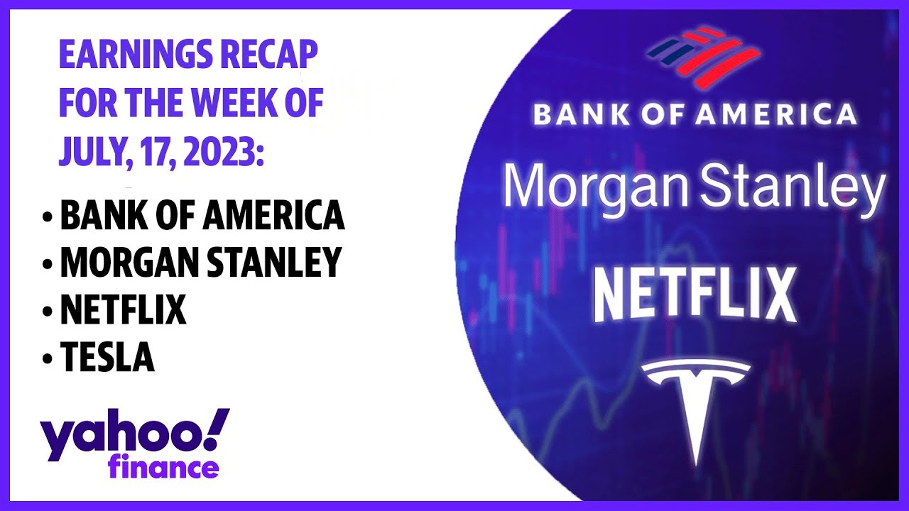 Tesla, Netflix, Bank of America, and Morgan Stanley: Earnings analysis ...