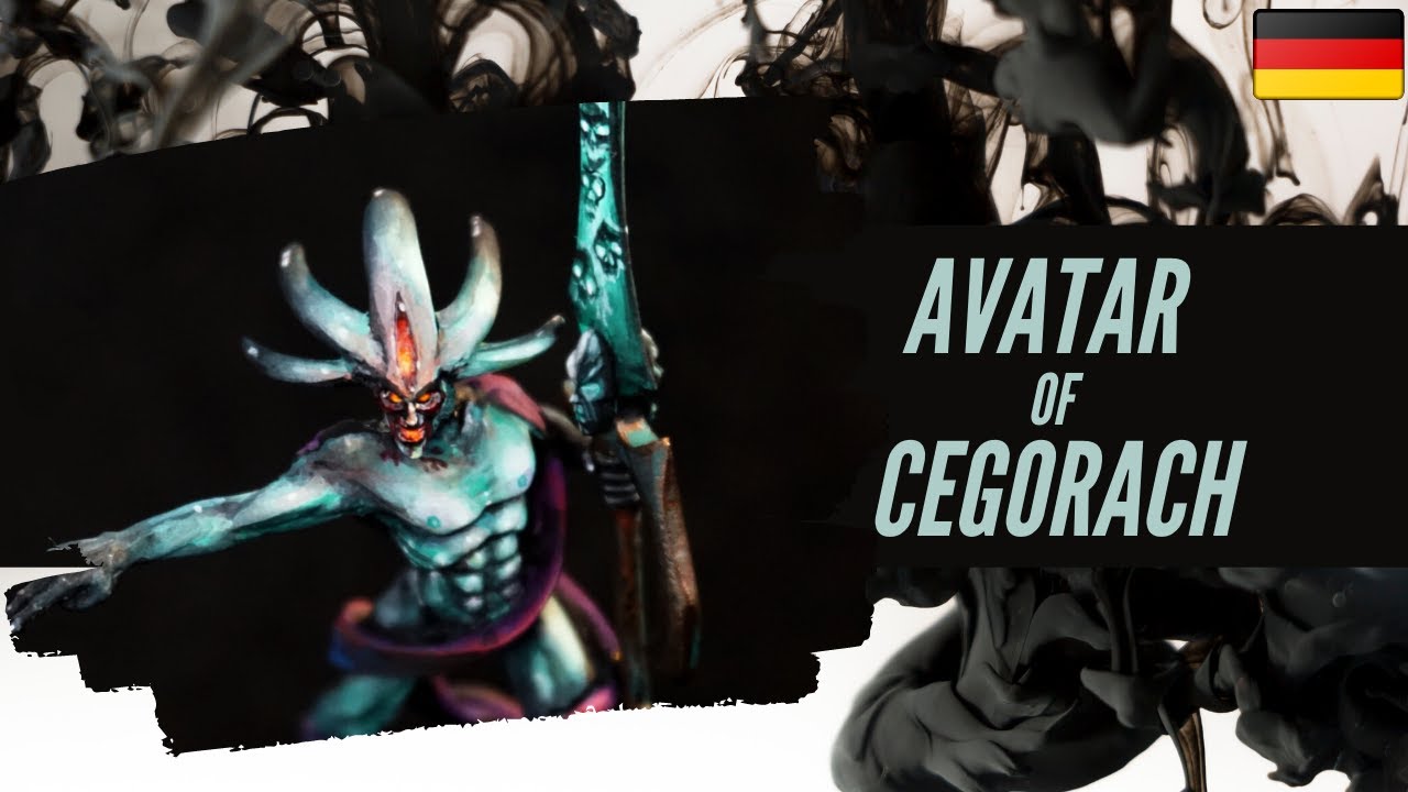 WARHAMMER 40.000 AVATAR OF CEGORACH (Eldar Harlequin Avatar) | Umbau & Bemalung | SHOWCASE - YouTube