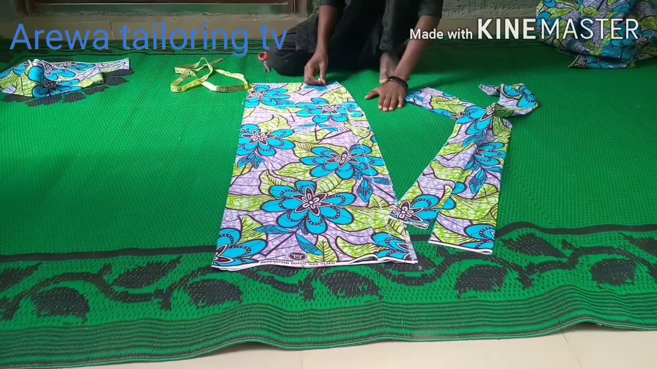 Munkawomuku yadda ake yanka riga borno style mai tsagu agefenta - YouTube