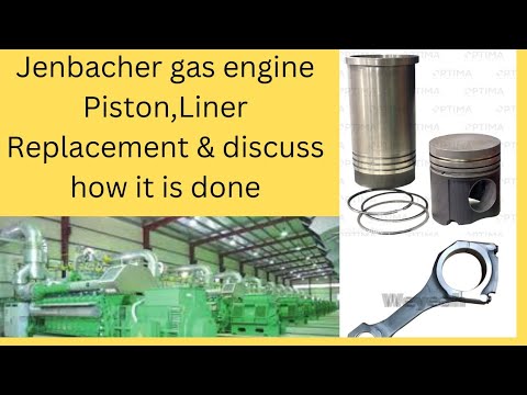 Jenbacher gas engine piston,Liner Replacement and discussion how it is ...