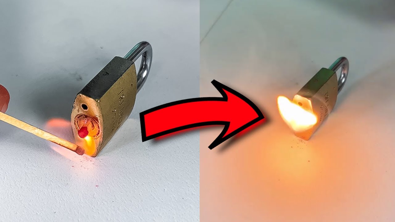 This hack to open a padlock is unbelievable - YouTube