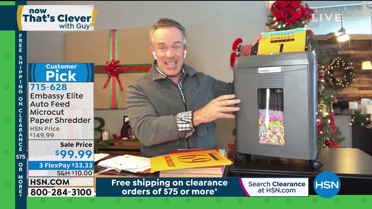 Embassy Elite Auto Feed 90Sheet Microcut Paper Shredder - YouTube