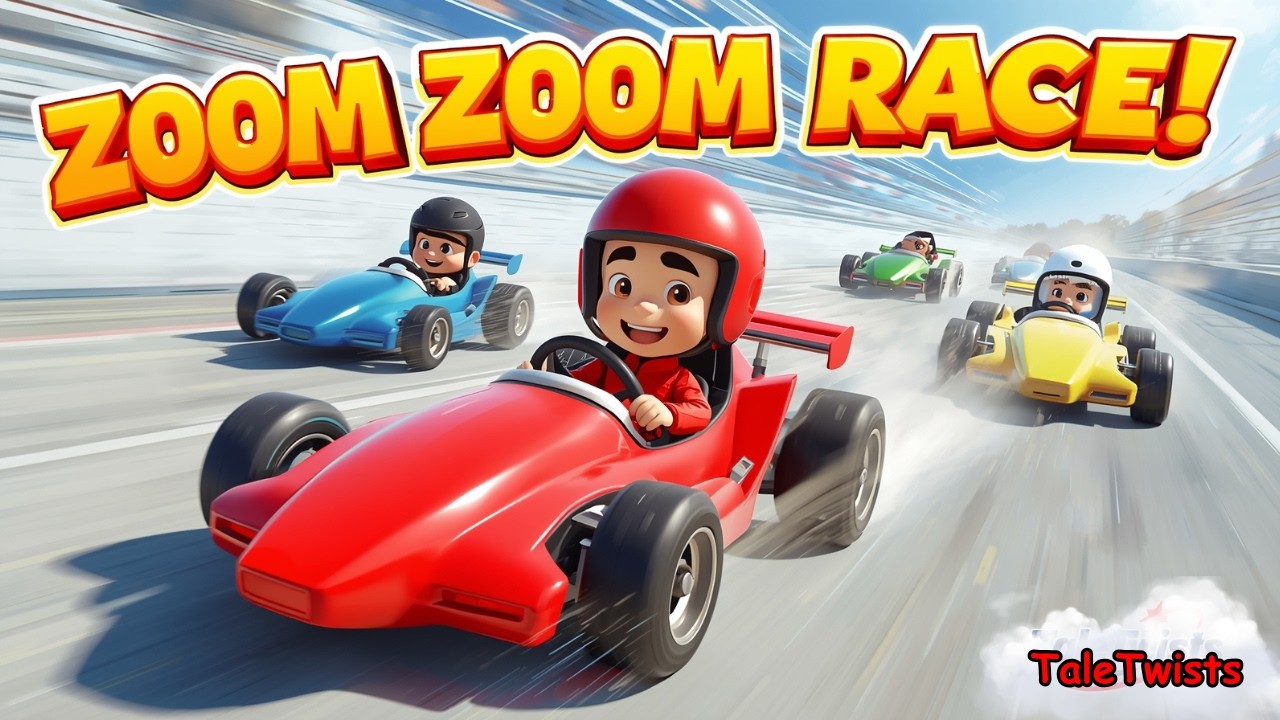 Zoom Zoom Race! 🏁 | Racing Cars Song for Kids | Fun Nursery Rhymes ...