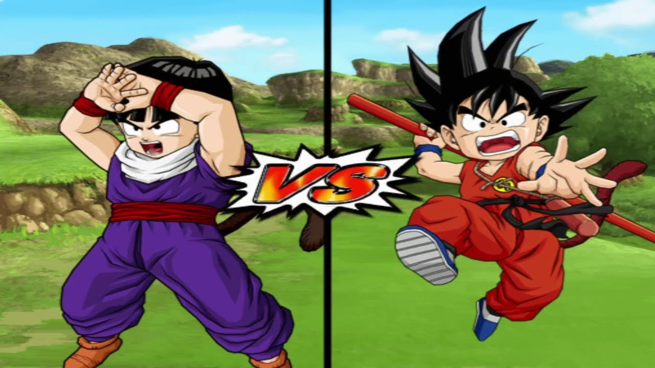 Dragon Ball Z Budokai Tenkaichi 4 - Kid Gohan vs Kid Goku - YouTube