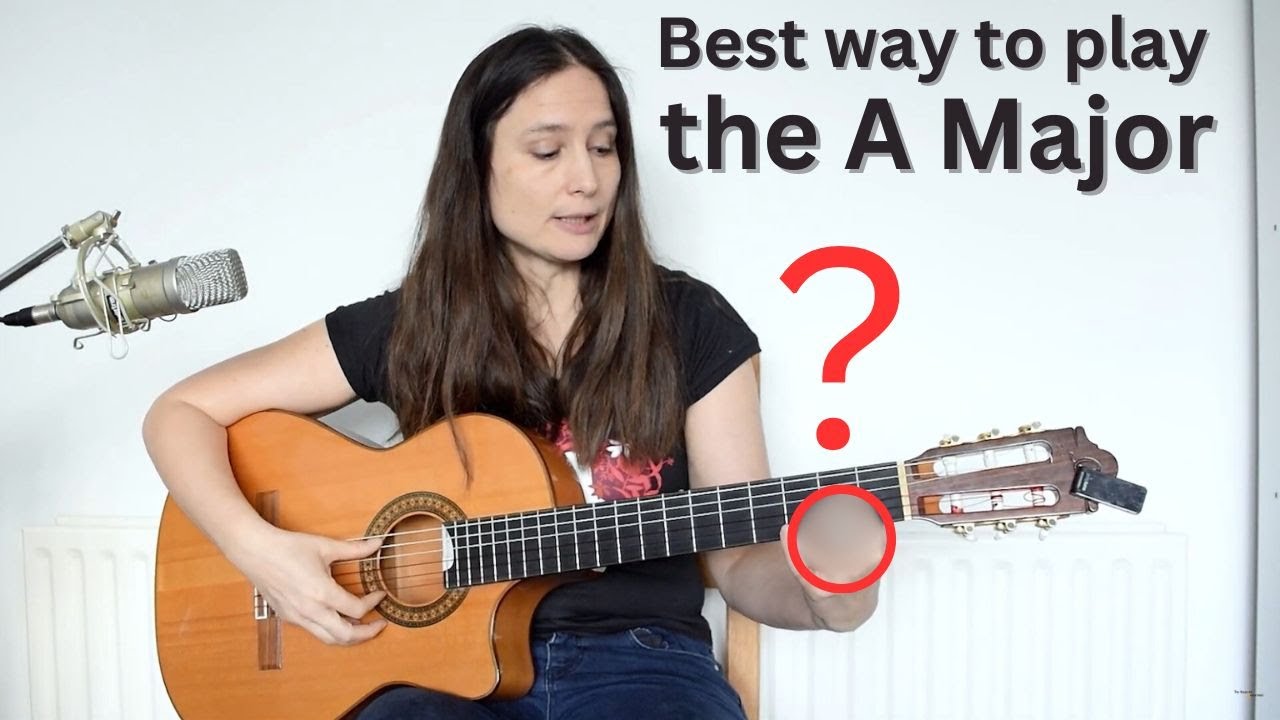 Best way to Play the A Major Chord (Guitar Lesson) - YouTube