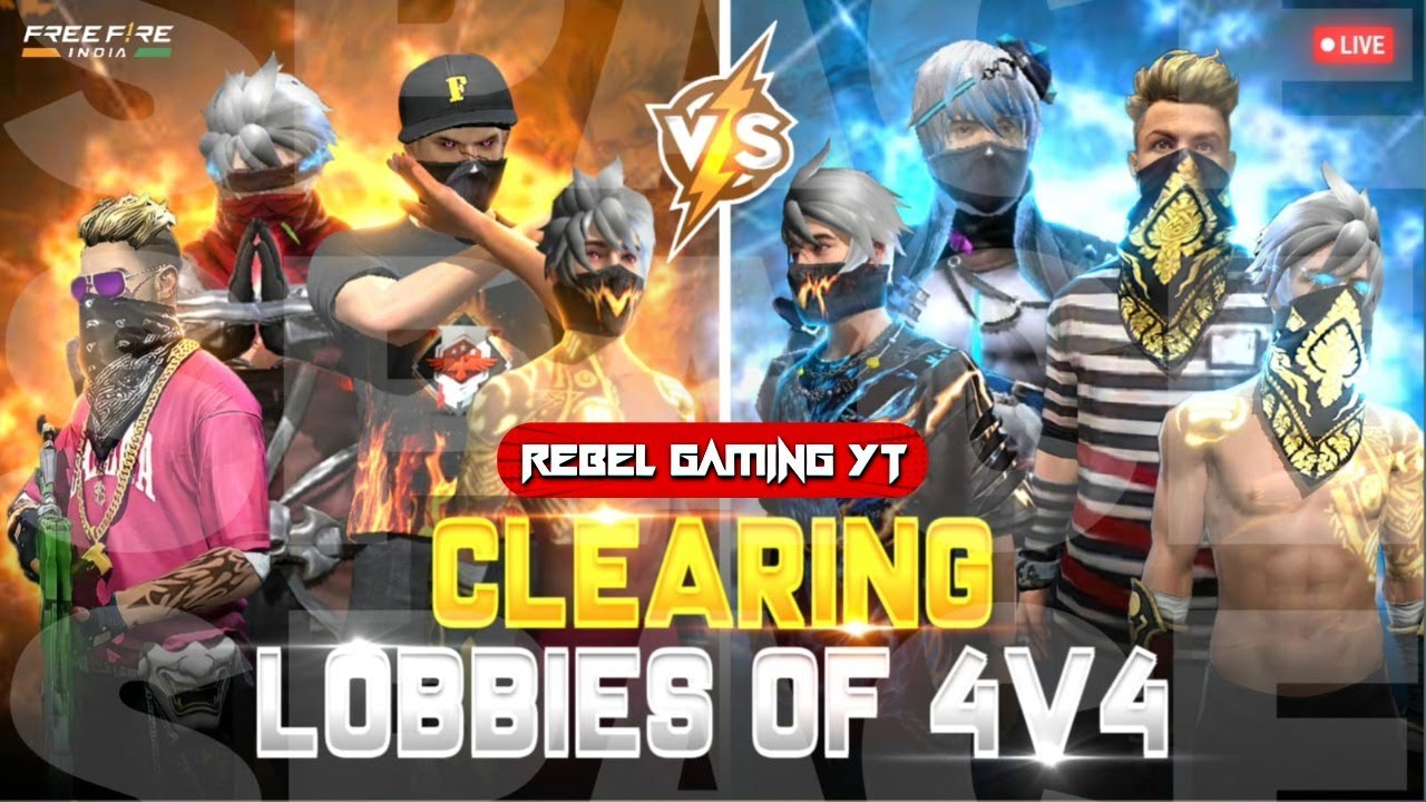 REBEL SQUAD VS SUBS SQUAD | 4 V 4🔥 | CS LIMITED 🏆 | PRACTICE | FREE FIRE IN TELUGU #freefirelive ...
