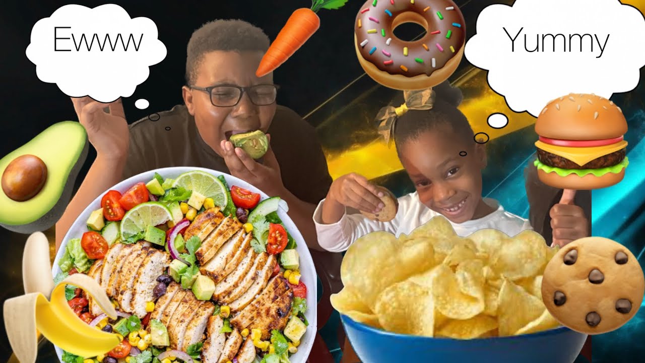 HEALTHY VS JUNK FOOD CHALLENGE, funny must watch!! - YouTube