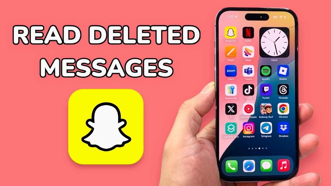 How To Read Deleted Messages On Snapchat - YouTube