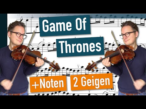 Game Of Thrones Theme for 2 Violins + Violin Sheet Music