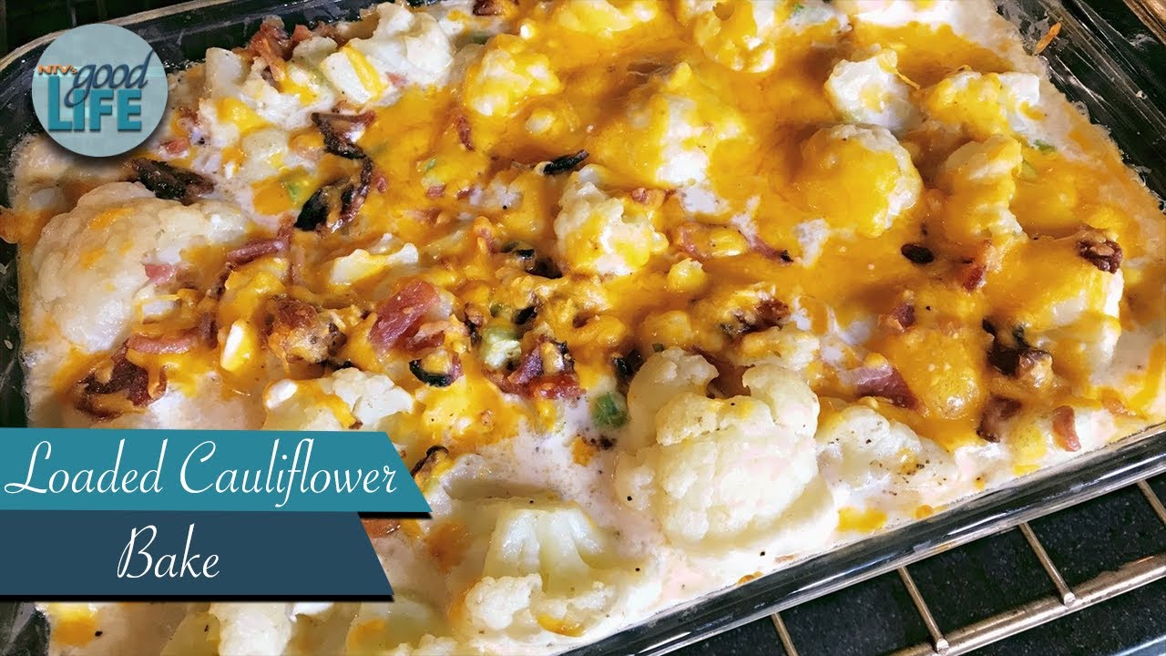 On the Menu - Loaded Cauliflower Bake - Roni Lewis - YouTube
