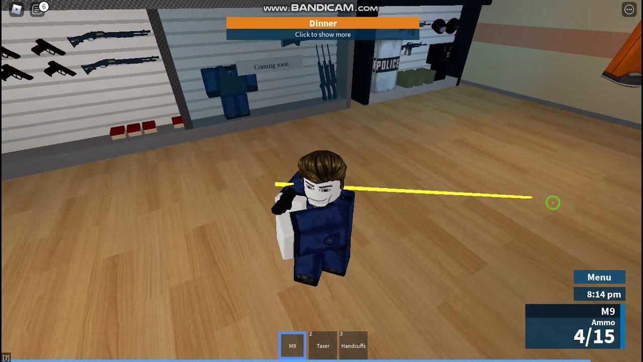 prison life challenge shot gun and m9 - Roblox - YouTube