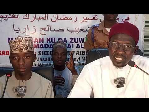 RAMADAN TAFSEER 1446H@2025. DAY. 19 MAZA SHEIKH SHUAIBU SALIHU ZARIA - YouTube