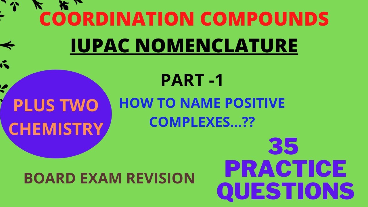 NAMING OF POSITIVE COMPLEX/Coordination compounds/PLUS TWO CHEMISTRY ...